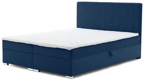 Čalouněná postel boxspring GRENLLAND + topper, 160x200, trinity 31