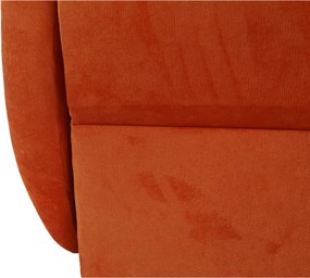 Rozkládací křeslo, oranžová, MILI 1