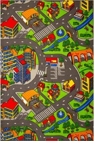 Metrážový koberec Clever Town uličky