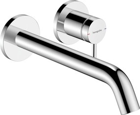 Hansgrohe Tecturis S, páková umyvadlová baterie EcoSmart+ pod omítku s výtokem 225 mm, chromová, HAN-73351000