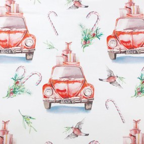 VÁNOČNÍ POVLEČENÍ Z MIKROVLÁKNA CANDY 200X220 CM, 2KS 70X80 CM VZOROVANÉ