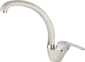 Kuchinox Inga, stojánková dřezová baterie s F-výlevka, béžová, LAV-BKN_467D