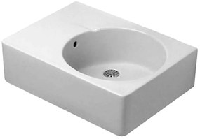 Duravit Scola - Umyvadlo 62x46 cm, s přepadem, otvor pro baterii vlevo, bílá 0685600011