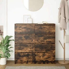 Příborník kouřový dub 100x35x99 cm kompozitní dřevo 3328493