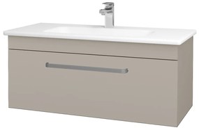 Dřevojas Koupelnová skříň ASTON SZZ 100 Varianta: N01 Bílá lesk / Úchytka T03 / N08 Cosmo