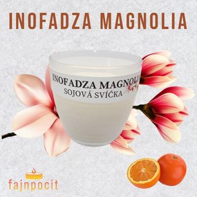 Fajnpocit sojová svíčka ve skle Inofadza Magnolia