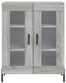Skříň highboard šedá sonoma 69,5 x 34 x 180 cm kompozitní dřevo,  3195745