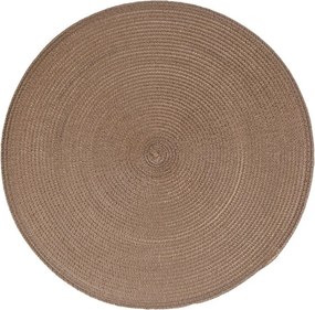 Kulaté prostírání BRAID 38 cm taupe