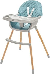 Jídelní židlička Baby Mix Freja wooden dusty green