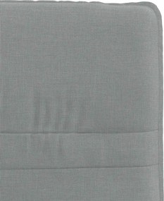Jídelní židle 6 ks světle šedé textil 3315625