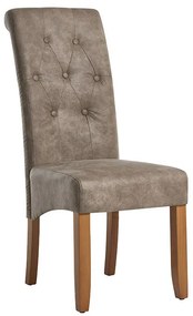 Designová jídelní židle Eileithya taupe