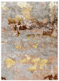 Hans Home | Kusový koberec Miro 51463.802 Abstraction grey / gold - 80x150