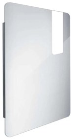 Nimco - Zrcadlo s LED osvětlením, 60x80 cm, hliník ZP 25002