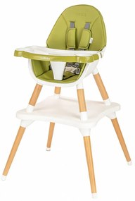 NEW BABY jídelní židlička 3v1 Grace zelená
