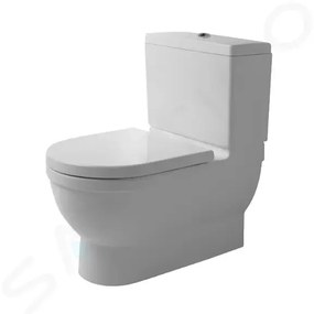 DURAVIT - Starck 3 WC kombi mísa, Vario odpad, s HygieneGlaze, alpská bílá (2104092000)