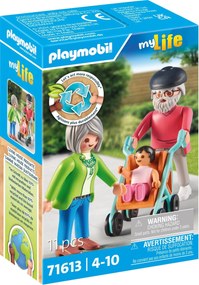 Playmobil playmobil 71613 prarodiče s miminkem