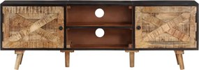 TV stolek 140 x 30 x 46 cm hrubé mangovníkové a akáciové dřevo 338420