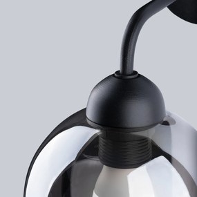 Sollux Lighting Nástěnné svítidlo ALINO 1 černé