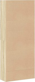 Knihovna dub sonoma 80 x 30 x 189 cm kompozitní dřevo 3314671