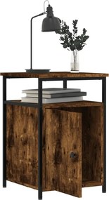vidaXL Noční stolek 40 x 42 x 60 cm kompozitní dřevo [826037] Barva: Černá