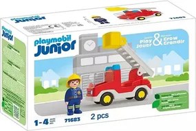 Playmobil® Junior 71683 Hasičské auto / Počet dílků: 2 / od 1 roku
