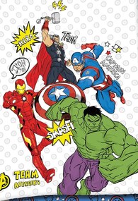 Dětské povlečení Avengers Comics Team