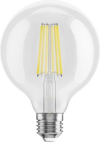 Mexen Vintis, LED žárovka E27, G95, 10W, Neutrální - 4000K, 1320 lm, čirá - L157-E27-1040-00