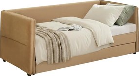 Postel s výsuvnou přistýlkou, hnědá, 90x200, TALNIA Kondela 0000416480