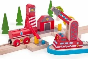Bigjigs Rail Hasiči mořští záchranáři / od 3 let
