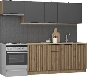Kuchyňská linka Naturel Dalia 2,4 m KSETDALIA
