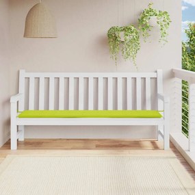 Poduška na zahradní lavici jasně zelená 200x50x3cm látka oxford 314100