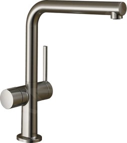 Hansgrohe M54, dřezová baterie Talis 270, s uzavíracím ventilem na spotřebič, vzhled nerezavějící oceli, HAN-72827800