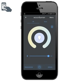 Chytré venkovní lampy s sloupem tmavě šedá 45 cm vč. Wifi P45 - Malios