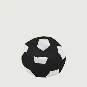 Sedací vak míč černo-bílý SPORT L