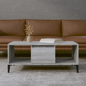 Konferenční stolek šedý sonoma 90x50x36,5 cm kompozitní dřevo