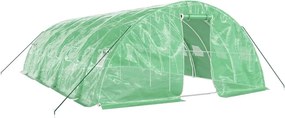 Skleník s ocelovým rámem zelený 40 m² 8 x 5 x 2,3 m 3188085
