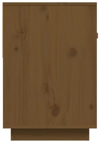 TV skříňka medově hnědá 90x40x60 cm masivní borové dřevo - Default Title