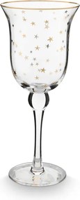 Pip Studio Royal Winter Stars Gold sklenice na víno, 365ml (Sklenice Royal Winter)