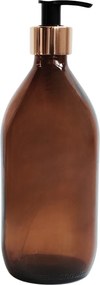 Dávkovač mýdla MONA 500 ml s černo-zlatým dávkovačem