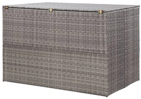 vidaXL Marketos Zahradní úložný box šedý 150 x 100 x 100 cm polyratan