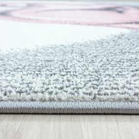 Ayyildiz koberce Dětský kusový koberec Bambi 850 pink kruh ROZMĚR: 160x160 (průměr) kruh