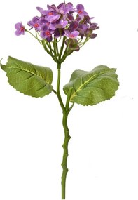 Dekorace umělé květiny s fialovými kvítky - 19*10*37 cm