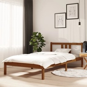vidaXL Rám postele masivní dřevo 100 x 200 cm [814875] Barva: Přírodní