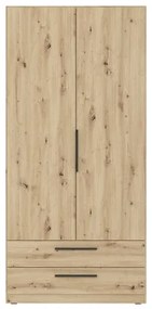 Šatní skříň MARO 100x213 cm dub artisan