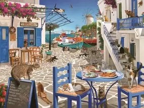 Ravensburger Puzzle: Kočky na Mykonosu / 1500 dílků / od 14 let
