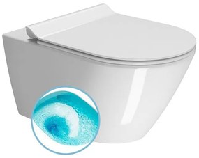 GSI KUBE X závěsná WC mísa, Swirlflush, 36x55 cm, bílá ExtraGlaze