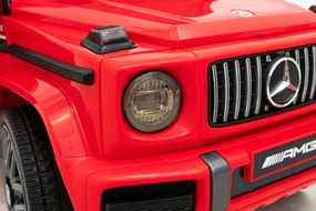 Ramiz Elektrické auto Mercedes AMG G63 pro děti červené + dálkové ovládání