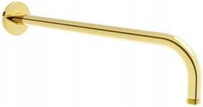 Mexen KAI, podomítkové rameno 40cm + sprchová hlavice 30cm, zlatá, 79230-50 + 79211-50