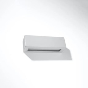 Sollux Lighting Nástěnné svítidlo keramické VEGA šedé