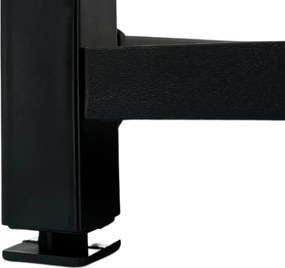 Industriální regál Lamon 80 cm černý/dub craft